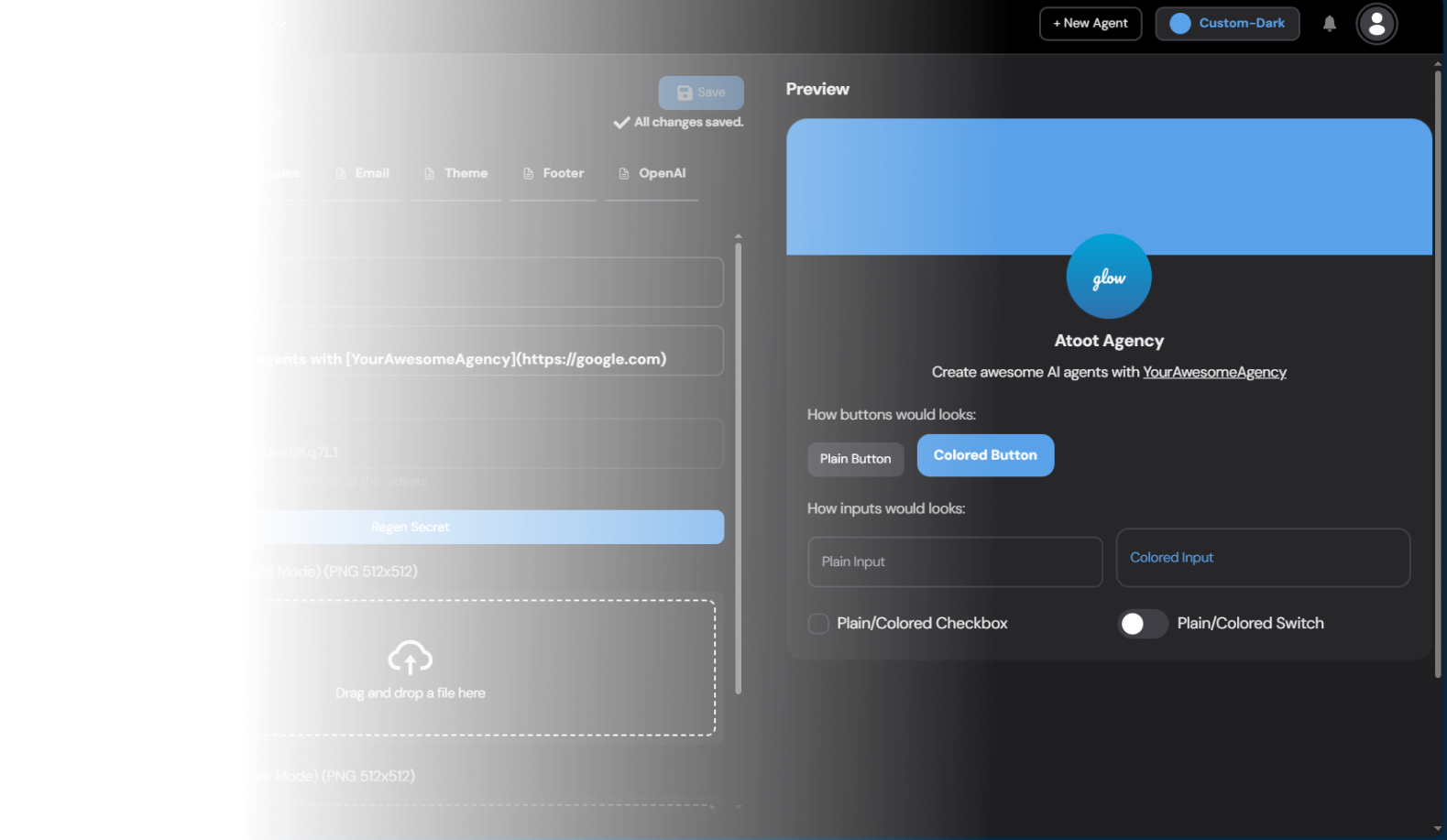 TIXAE Agents | Glowing AI Agents