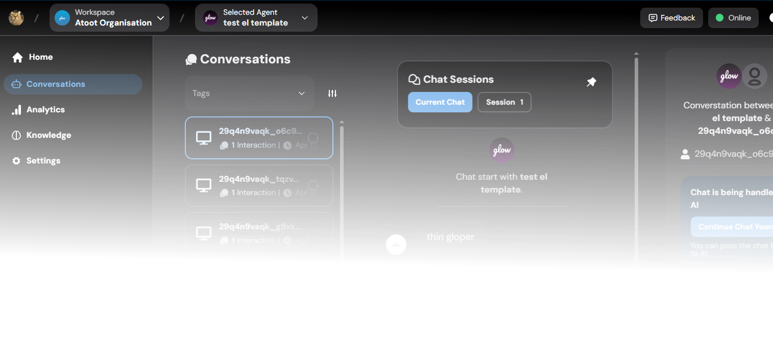 TIXAE Agents | Glowing AI Agents